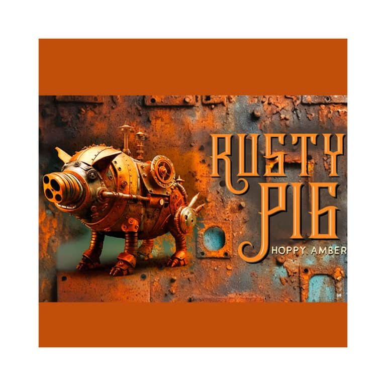 Rusty Pig Hoppy Amber. Balansert Maltprofil og Fantastisk Farge!